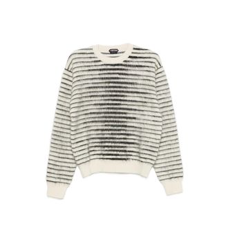 Tom Ford Striped Crew-neck Sweater