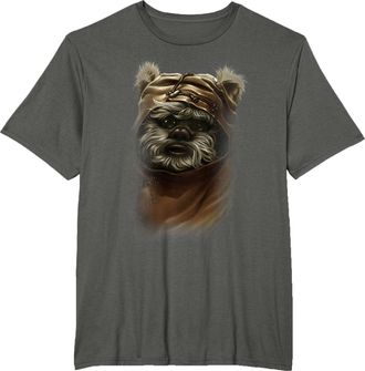 Star Wars Wicket Ewok Portrait Painting Graphic T-Shirt T-Shirt