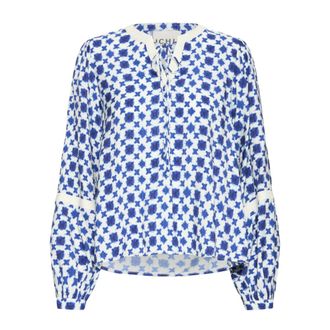 Ichi Ichi, Femme, Blouses et Chemises, Bleu, Taille: 38 FR Blouses
