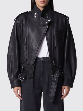 Isabel Marant Farza Bikerjacke aus Lammleder von mit lockerer Passform