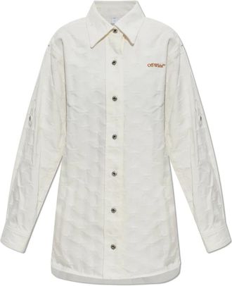 Off-white Femme, Blouses et Chemises, Blanc, Taille: 34 FR Monogram Shirt