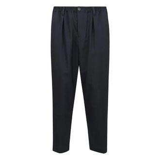 Marni Oversize Hose mit elastischem Bund - - Trousers - Herren - Blau - L
