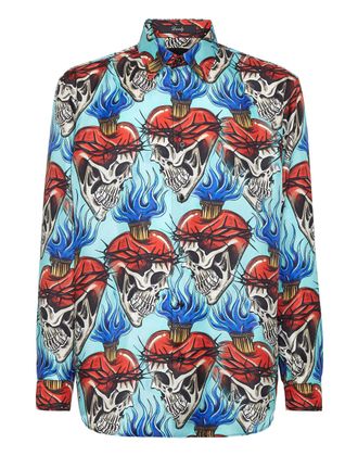Philipp Plein Hemd Tattoo