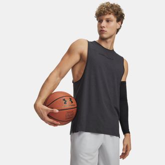 Under Armour Hoops Training Tanktop f&uuml;r Herren Anthracite / Schwarz XXL