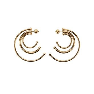 Panconesi Pierced Solar Hoops Small earrings Woman One Size