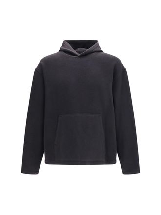 Rier Virgin Wool Fleece Hoodie - Charcoal