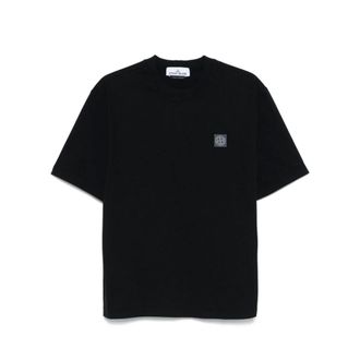 Stone Island Herren, Oberteile, Schwarzk, MGr&ouml;&szlig;e