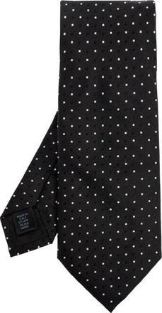Dolce & Gabbana Homme, Accessoires, Noir, Taille: ONE Size Silk Polka Dot Tie