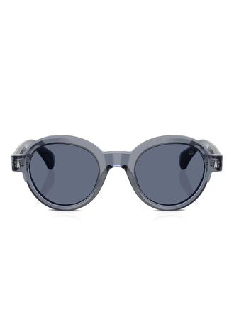 Moncler Rondosa Sonnenbrille mit rundem Gestell - Blau