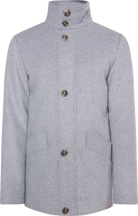 Dreimaster Dreimaster &Uuml;bergangsjacke aus Wollgemisch Herren grau melange