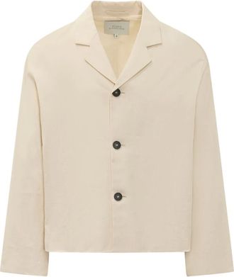 STUDIO NICHOLSON Homme, Vestes, Blanc, Taille: S 3 Button Jacket