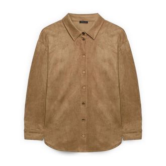 Fiorella Rubino Soft Touch Shirt - - Blouses & Shirts - Damen - Braun - 6XL