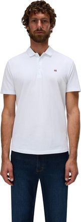Napapijri Poloshirt f&uuml;r Herren, Regul&auml;r (Leuchtend Wei&szlig;)