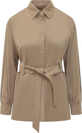 Max Mara Femme, Blouses et Chemises, Brun, Taille: 34 FR MxmAgenzia Shirt