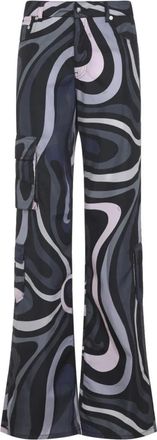 Pucci Femme, Pantalons, Multicolore, Taille: 38 FR Pantalon noir pour femmes Aw25