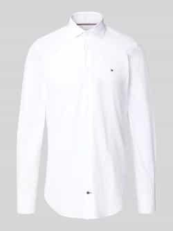 Tommy Hilfiger Tailored Slim Fit Businesshemd aus Baumwoll-Mix