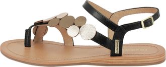 Les Tropeziennes LES TROPEZIENNES PAR M. BELARBI Damen Holly Schuhe zwischen den Fingern, Schwarz/goldfarben, 36 EU