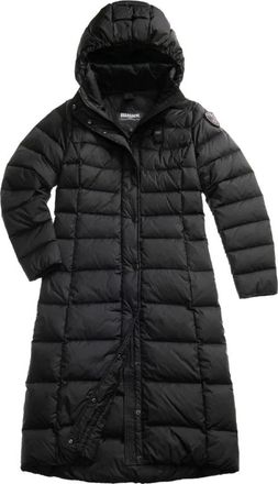 Blauer Femme, Manteaux, Noir, Taille: 42 FR Piumino Lungo Sfiancato Anita