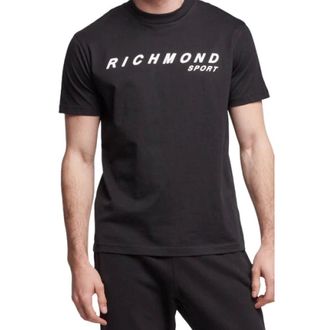 John Richmond Homme, Tops, Noir, Taille: XS T-Shirt &Eacute;l&eacute;gant Ump22129Ts John Richmond