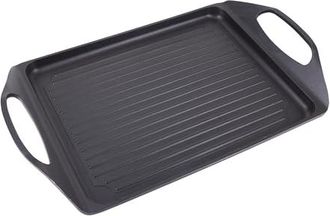 San Ignacio Compact - 45 x 27 cm Grillplatte - geschmolzenes Aluminium - Whitford -Innenraum in Schwarz und Au&szlig;enseiter in Schwarz - resistent mit Induktionspunkt