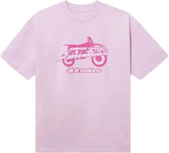 ANTI SOCIAL SOCIAL CLUB Alpine Stars Moto T-Shirt - Rosa