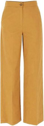 iBlues Femme, Pantalons, Brun, Taille: 34 FR Wide Pantalons