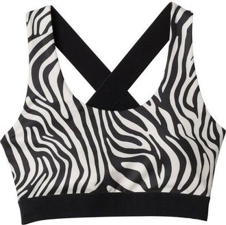 Delicate.love Damen Top SHARIVA CLASSIC ZEBRA