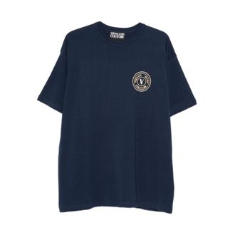 Versace Jeans Couture Herren, Oberteile, Blau, LGr&ouml;&szlig;e