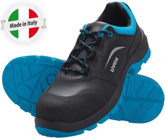 Uvex 2 Xenova Arbeitsschuhe - Sicherheitsschuhe S1 SRC ESD - Blau-Schwarz, Größe:47