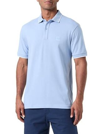 BOSS Hommes Passertip Polo Slim en piqu&eacute; de Coton Stretch