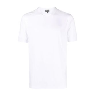 Giorgio Armani Homme, Tops, Blanc, Taille: 3XL T-Chemises