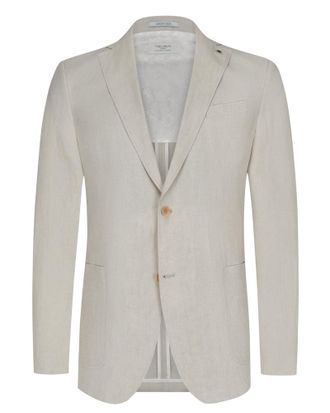 Carl Gross Teilgef&uuml;ttertes Leinensakko, Modern Fit in