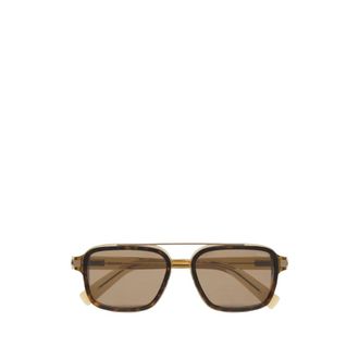 Ermenegildo Zegna Ez0299 56N Sonnenbrille - - Accessories - Herren - Braun - ONE SIZE