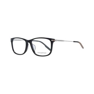 Ermenegildo Zegna Homme, Accessoires, Noir, Taille: ONE Size Montures optiques rectangulaires noires en plastique
