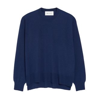 Ami Ami de Coeur Pullover mit Rundhalsausschnitt - - Knitwear - Damen - Blau - S
