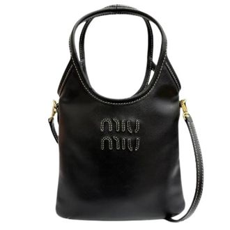 Miu Miu Pre-owned Ivy Leather 2way Shoulder Bag - - Pre-owned - Damen - Schwarzk - ONE SIZE