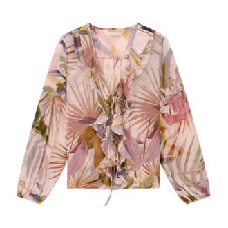 Guess Emy R&uuml;schen-Top - - Blouses & Shirts - Damen - Mehrfarbig - S