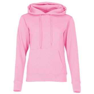 Fruit Of The Loom Classic Kapuzen-Sweat + GRATIS MyShirt Stoffbeutel, Farbe:Rose,Gr&ouml;&szlig;e:M