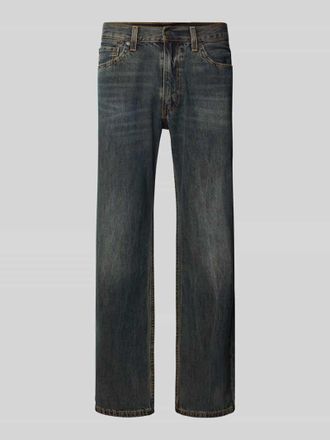 Levi's Relaxed Straight Fit Jeans im Used-Look Modell 555