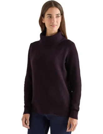 Cecil 3017072 Pull structur&eacute;, Rouge Eggplant, S Femme