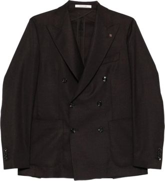 Tagliatore Homme, Vestes, Brun, Taille: 2XL Blazer doppiopetto revers a lancia