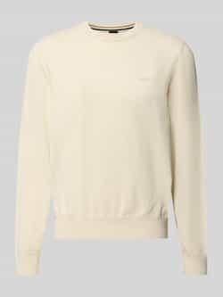 HUGO BOSS Regular Fit Strickpullover aus reiner Baumwolle Modell UPCAS