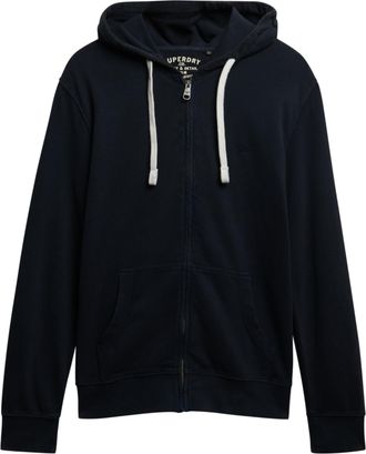 Superdry Herren Klassische Essential Kapuzenjacke Bradley Marineblau XXL