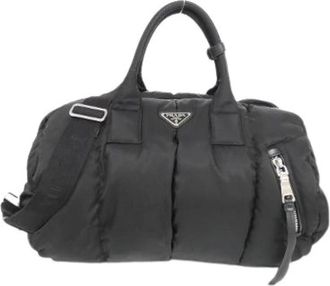 Prada unisex, Pre-owned, Noir, Taille: ONE Size Sac Week-end Vintage Pre-owned