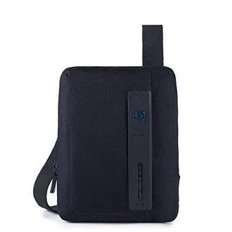 Piquadro P16, Sac de Transport pour iPad Homme, Bleu, Taille Unique