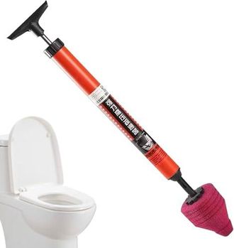 Generic Qurygin D&eacute;boucheur de toilettes 66 x 10 cm - D&eacute;boucheur de vidange dair, piston de tuyau de toilette, d&eacute;boucheur d&eacute;vier pour d&eacute;boucher les toilettes, 