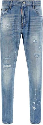 Dsquared2 Straight Leg Jeans - Blau