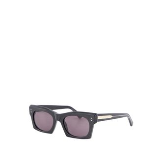 Retro Superfuture Schwarze Edku Sonnenbrille mit Winkel-Silhouette - - Accessories - Herren - Schwarzk - 52 MM