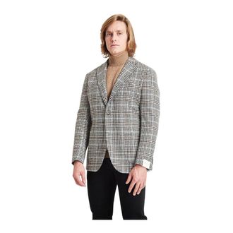 L.B.M. 1911 Shetland Wolljacke - - Jackets - Herren - Grau - M