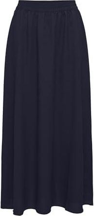 Only Onlnova Life Elite Jamilla Jupe Solide, Bleu Nuit, S Femme